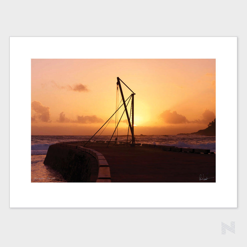 Kingston Pier Sunset (Limited Edition Print) – Shop Norfolk Island
